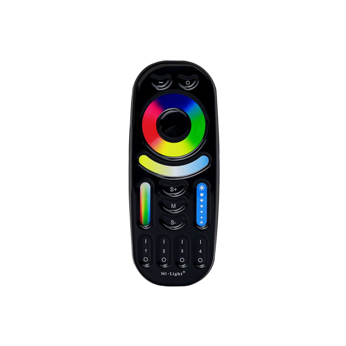 LED controller panel RGB/CCT 12-24V 10A RF 2.4GHz, black