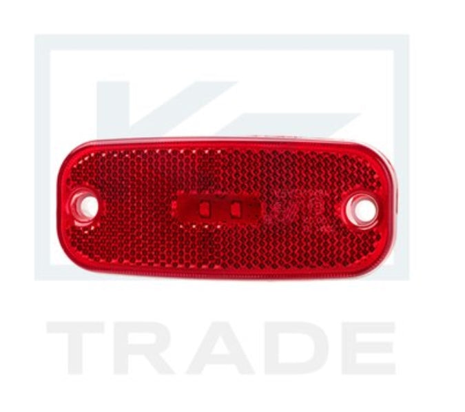 Rear marker lamp red 12-24V